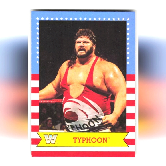 WWE | Toys | Typhoon Wwe Wrestling Trading Card Wwe Legend | Poshmark